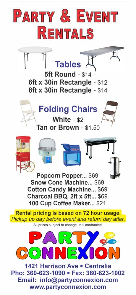 Rentals - Party Connexion LLC